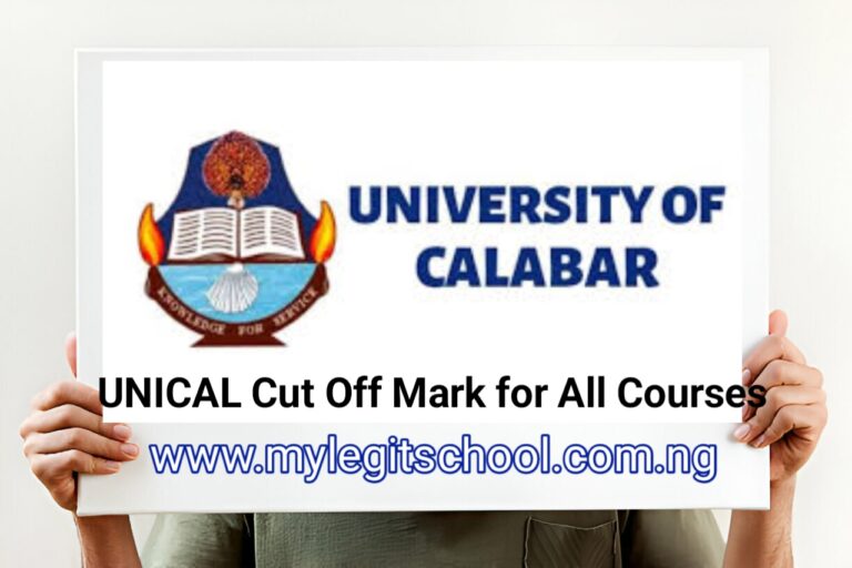 Updated UNICAL Cut Off Mark for All Courses 2025/2026 Academic Session