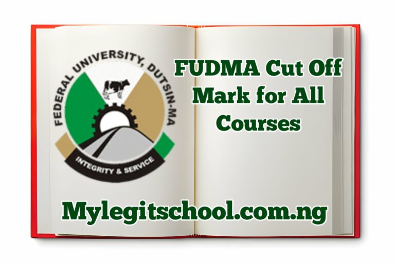 Updated FUDMA Cut Off Mark for All Courses 2025/2026