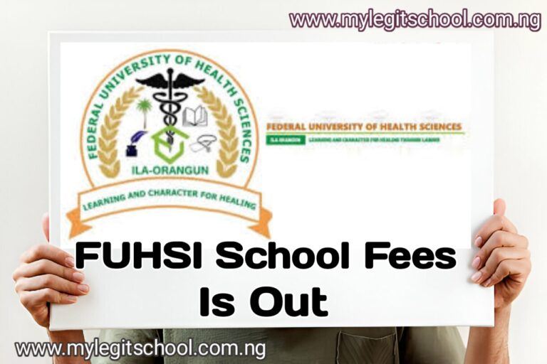 Approved FUHSI School Fees For All Courses 2025/2026 - My Legit School