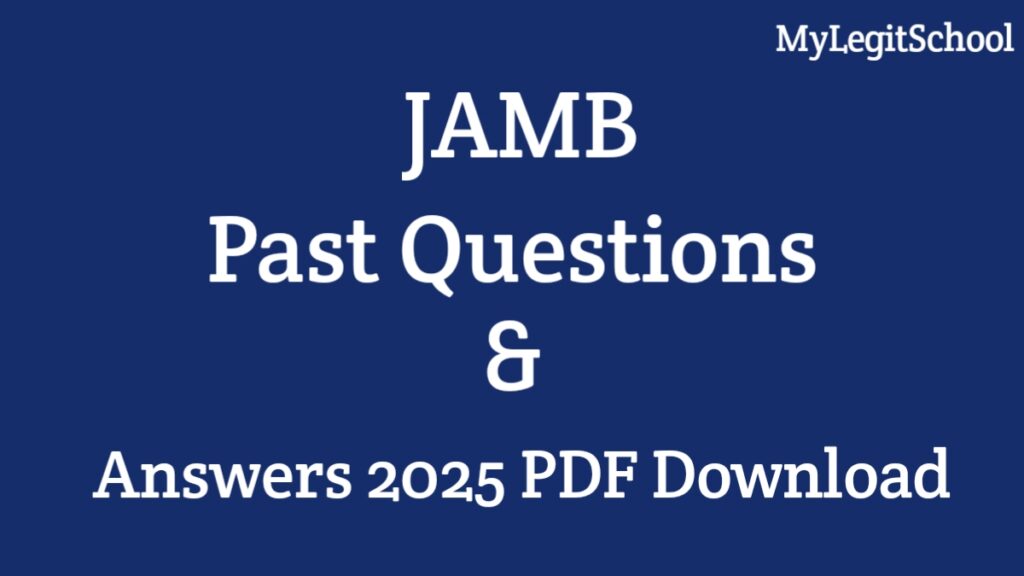 JAMB 2025 Chemistry Past Questions and Answers PDF Download - My Legit ...
